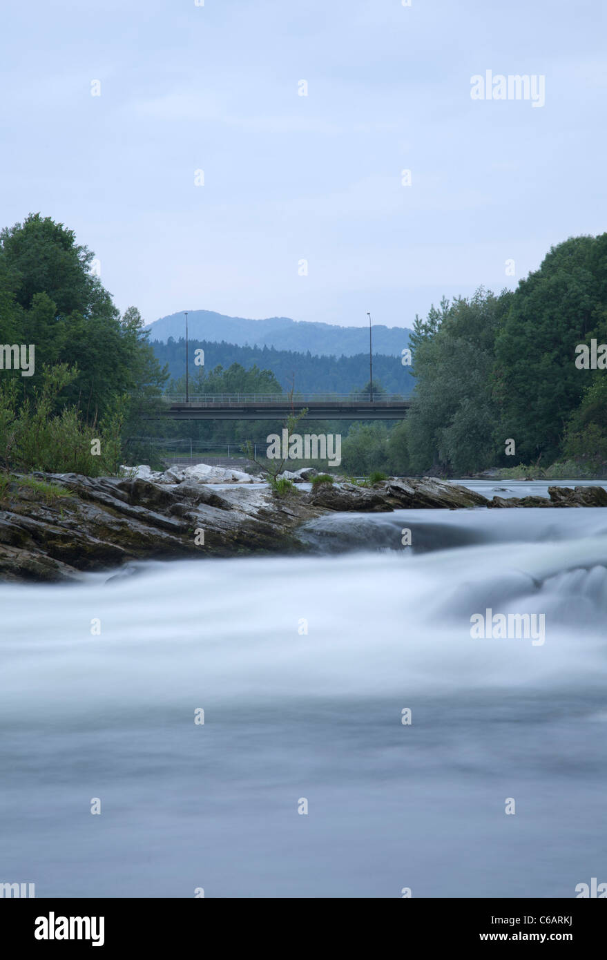 The Sava river near Brod, Ljubljana, Slovenia Stock Photo - Alamy