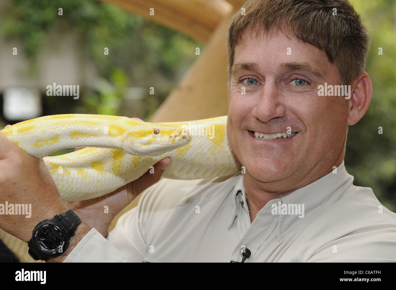Brady Barr at a photo call for the 5th season of National Geographic's ...