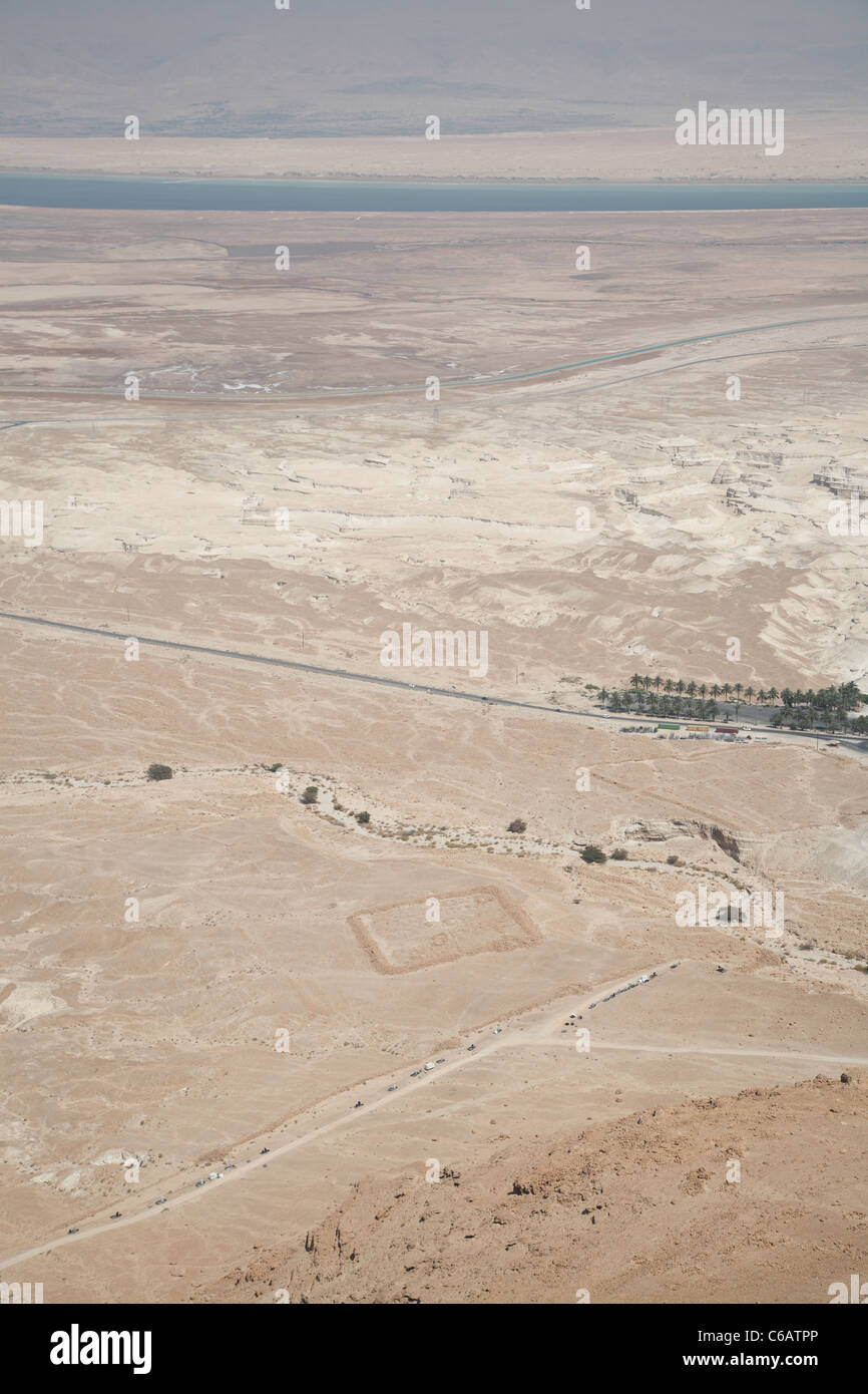 Ancient ruins, Masada, Dead Sea, Israel Stock Photo - Alamy