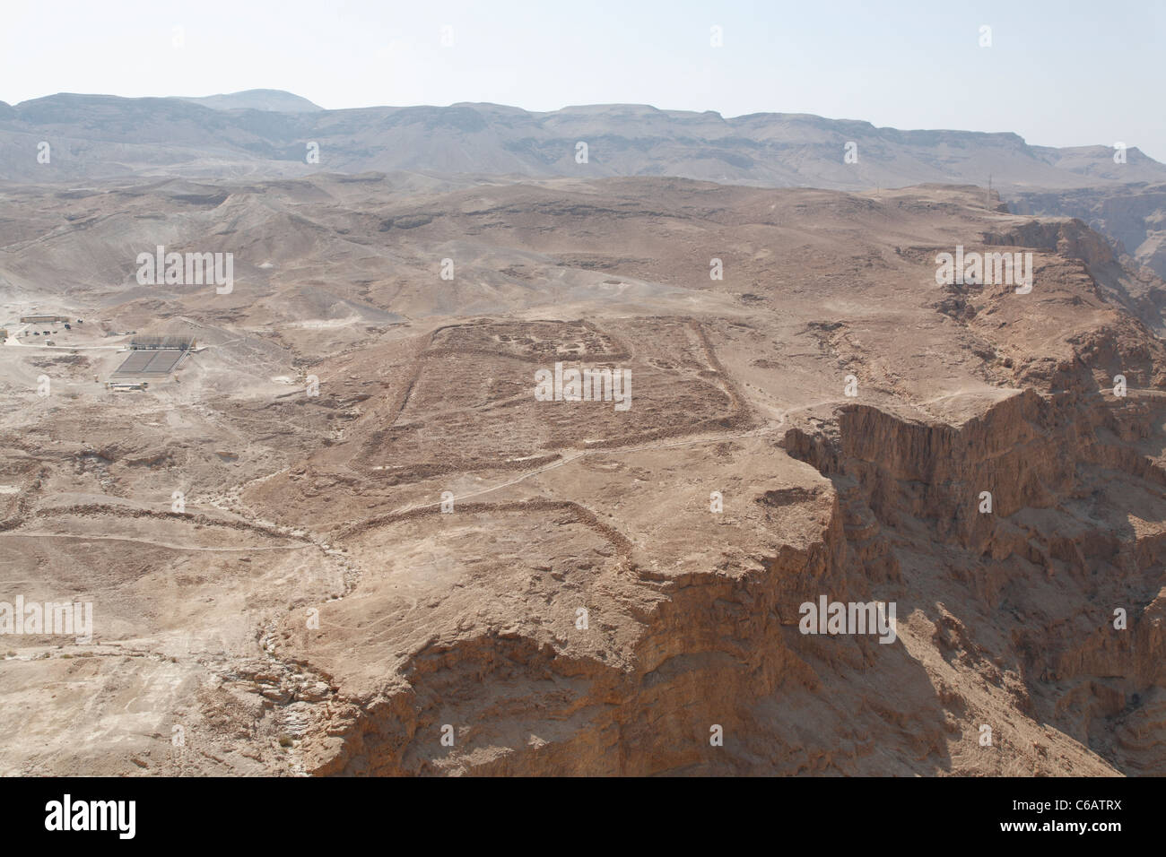Ancient ruins, Masada, Dead Sea, Israel Stock Photo - Alamy