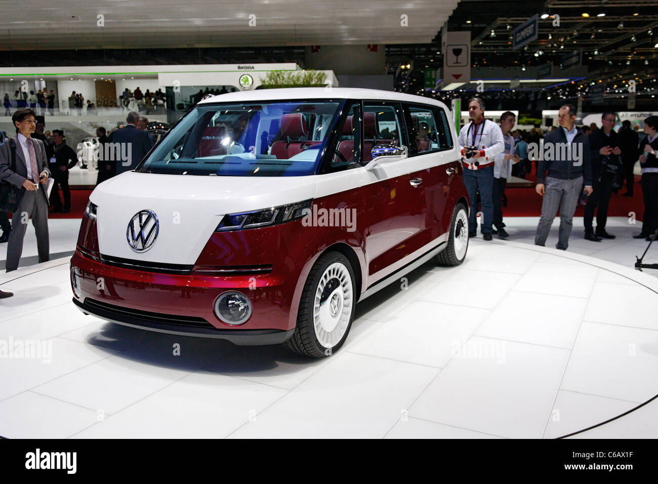 World premiere of the VW Bulli, Volkswagen study, show car, microbus ...