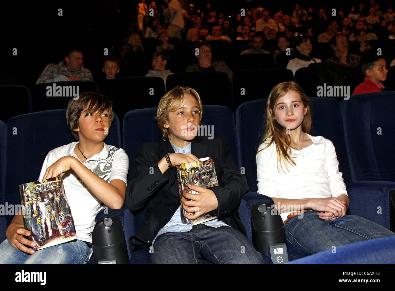 Bruno Schubert, Justus Kammerer, Helena Siegmund-Schultze promoting ...