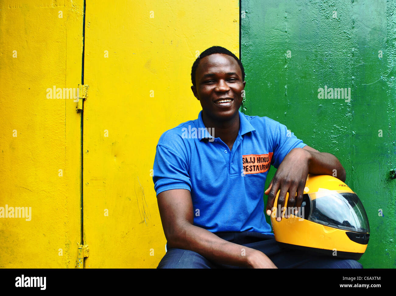 Colourful portrait, Monrovia, Liberia Stock Photo - Alamy