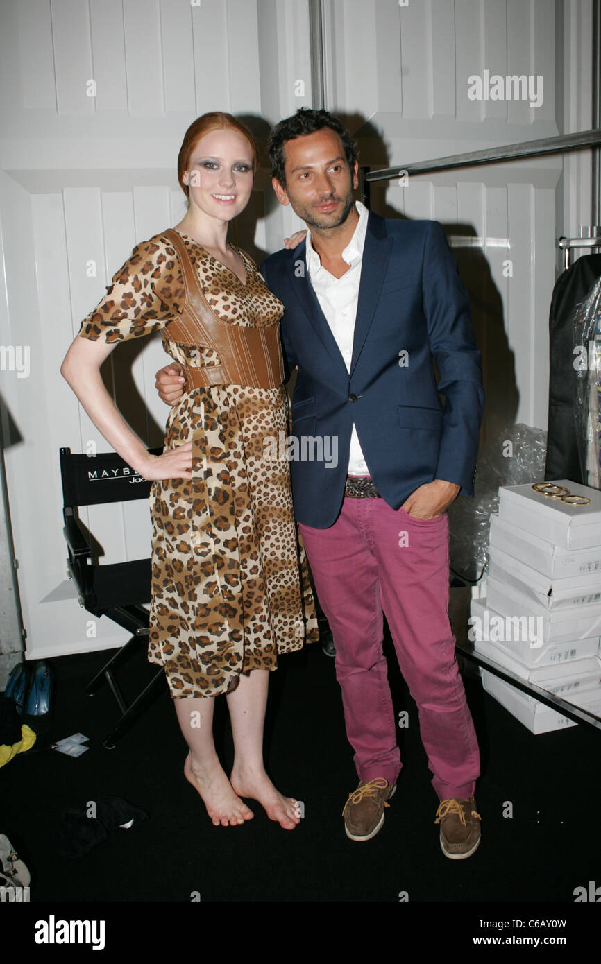 Dimitri, Barbara Meier - Backstage - Dimitri fashion show at Mercedes ...