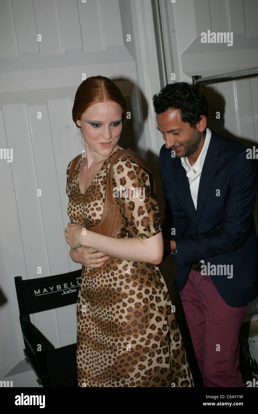 Dimitri, Barbara Meier - Backstage - Dimitri fashion show at Mercedes ...