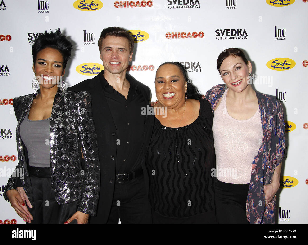 Michelle Williams, Brent Barrett, Roz Ryan, and Terra MacLeod Broadway ...