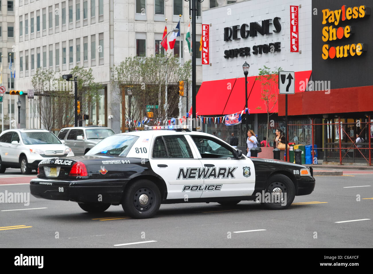 Newark police car hi-res stock photography and images - Alamy