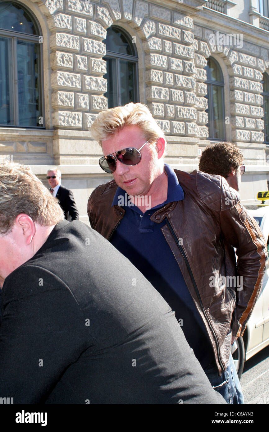 Boris Becker arriving at Hotel de Rome during the Mercedes Benz Fashion ...