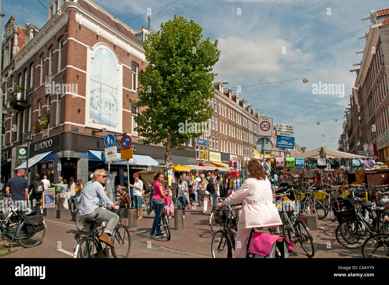 Amsterdam Albert Cuypstraat Cuyp Market Netherlands Stock Photo - Alamy