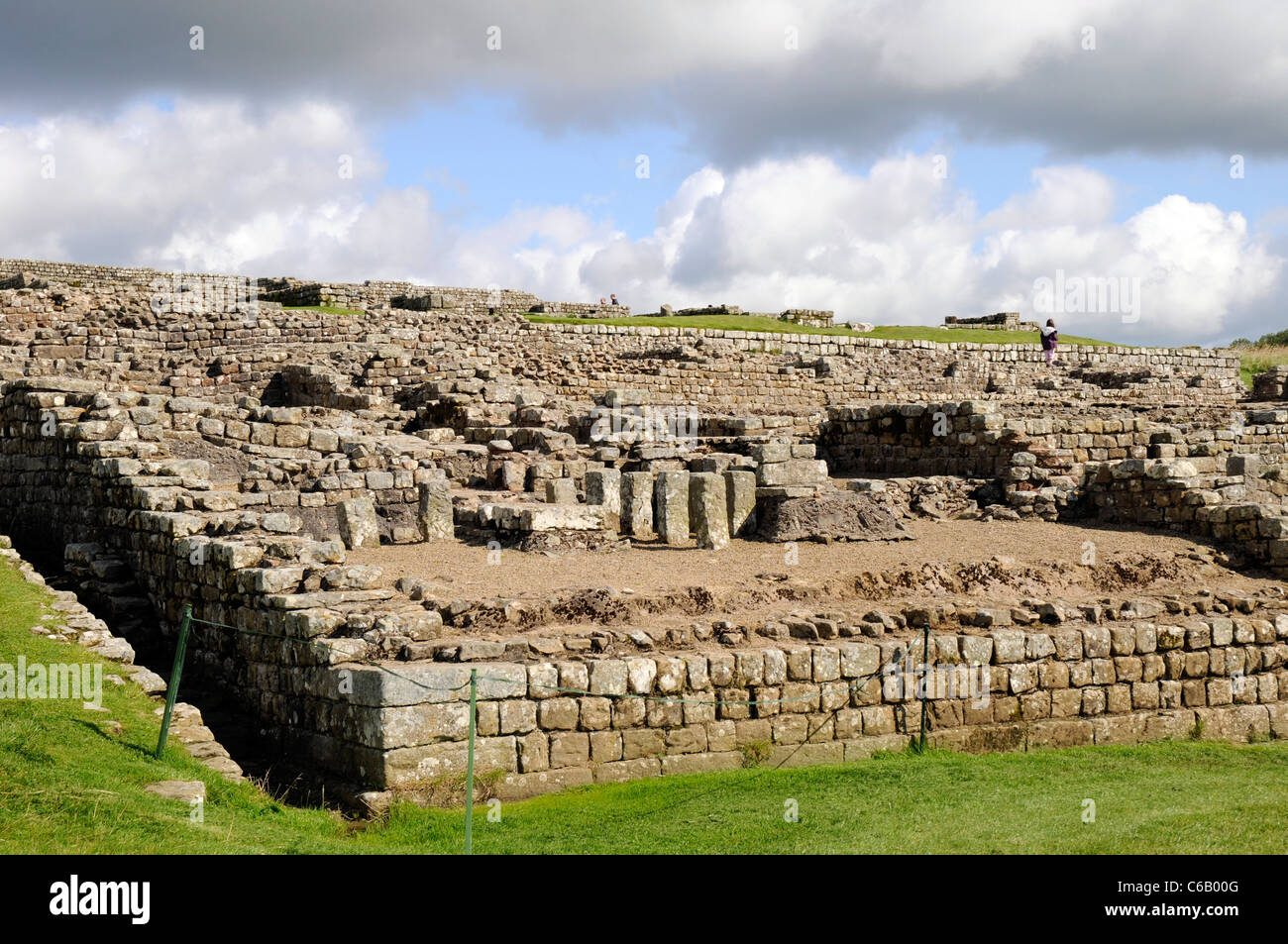 The commandant's house (praetorium), Vercovicium Roman Fort ...