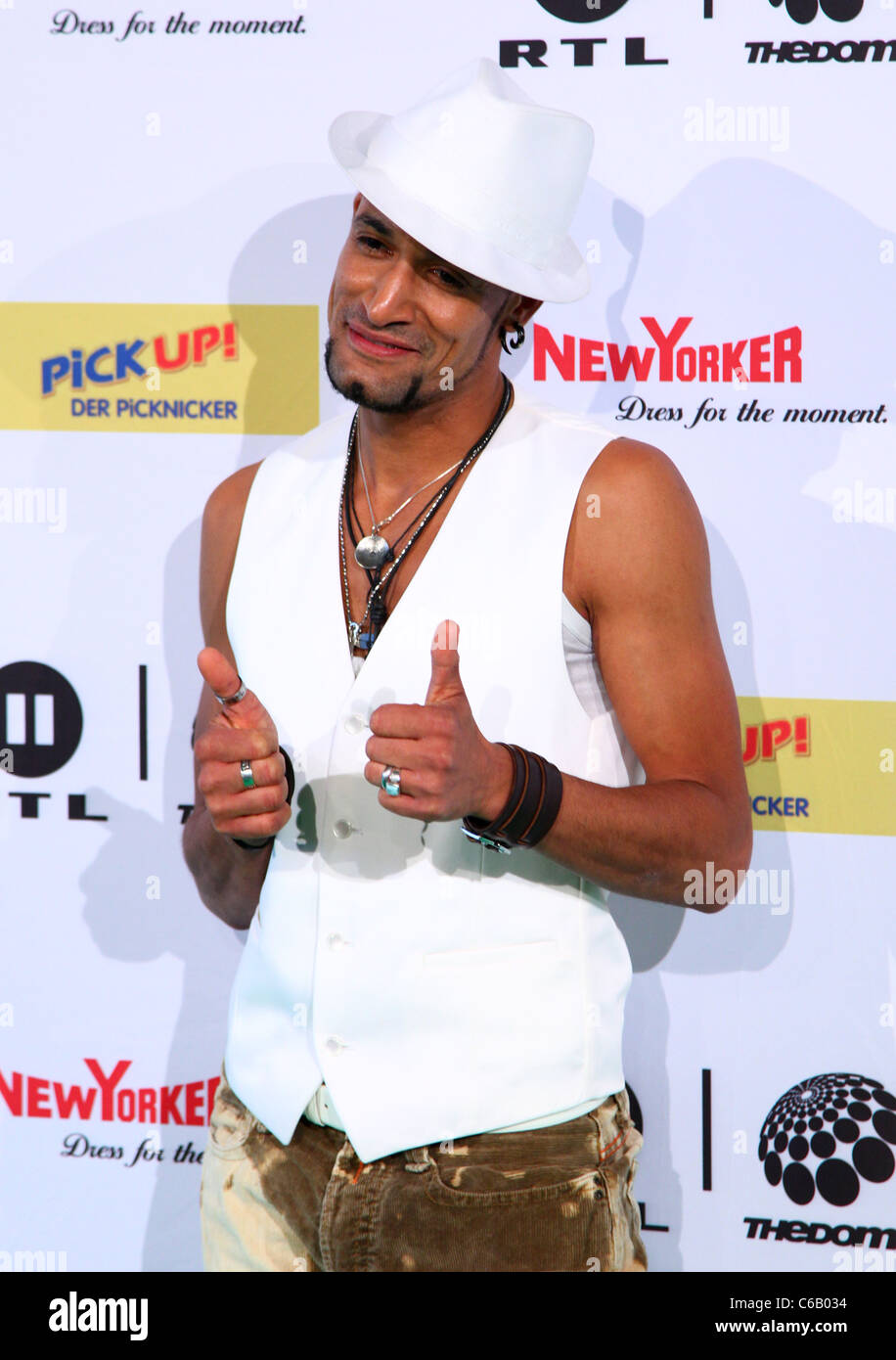 Mark Medlock at The Dome 54 RTL2 music show at Schleyerhalle - red ...