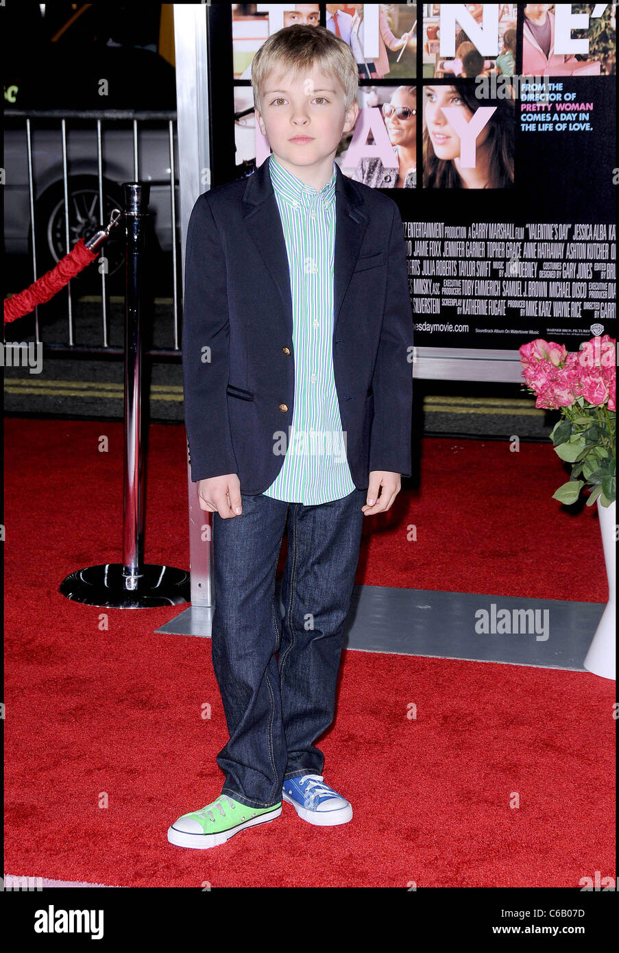 Bryce Robinson Los Angeles World Premiere of 'Valentine's Day' held at ...