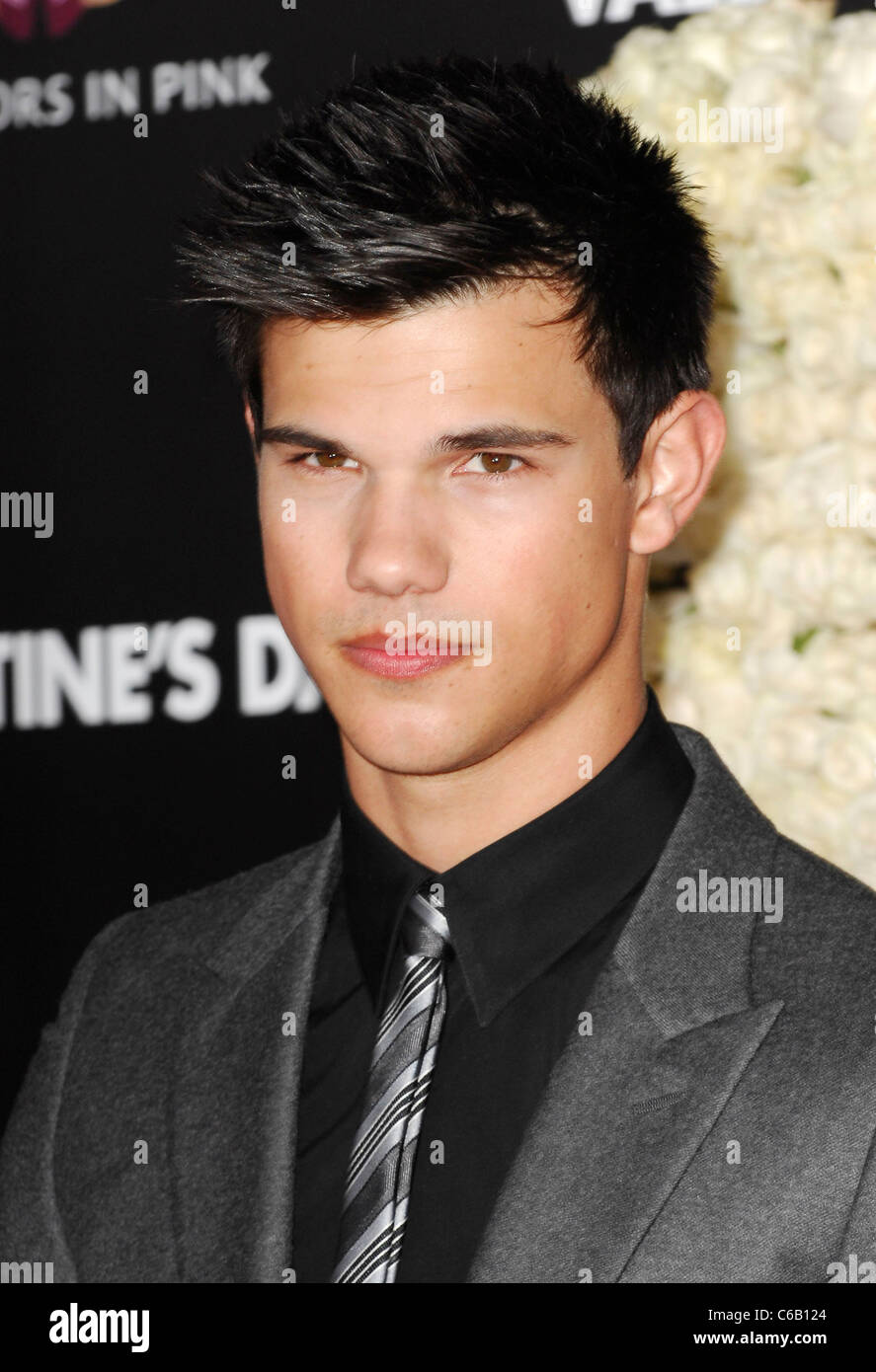 Taylor Lautner Los Angeles World Premiere of 'Valentine's Day' held at ...