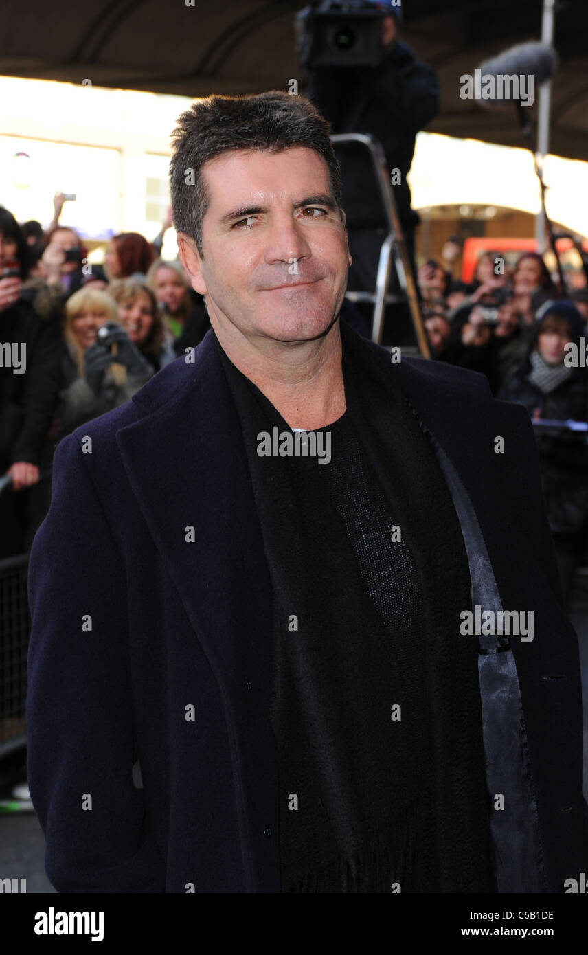 Simon Cowell The judges arrive for the 'Britains Got Talent' auditions ...