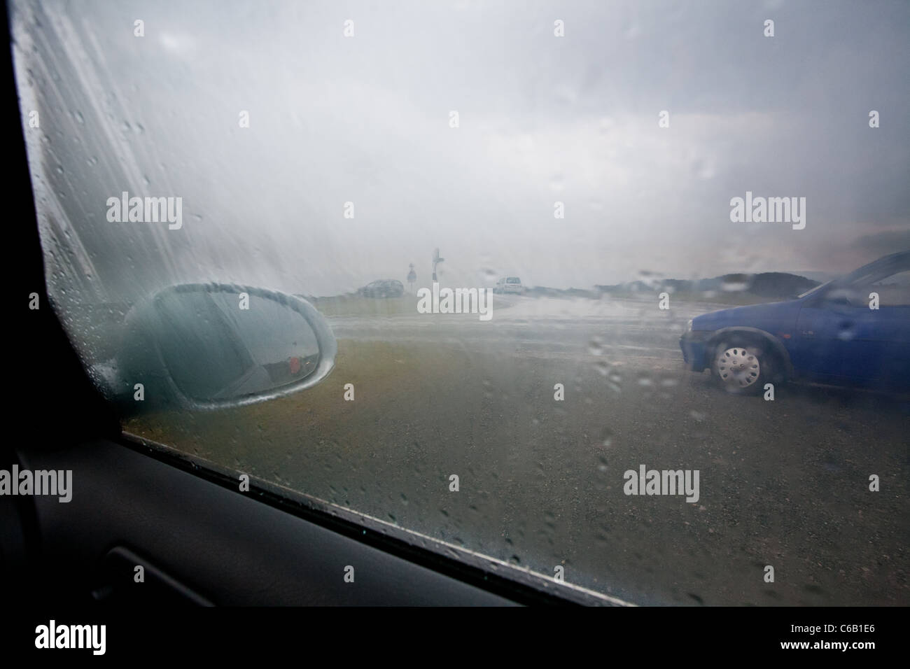 Bad Weather in North Yorkshire Stock Photo - Alamy