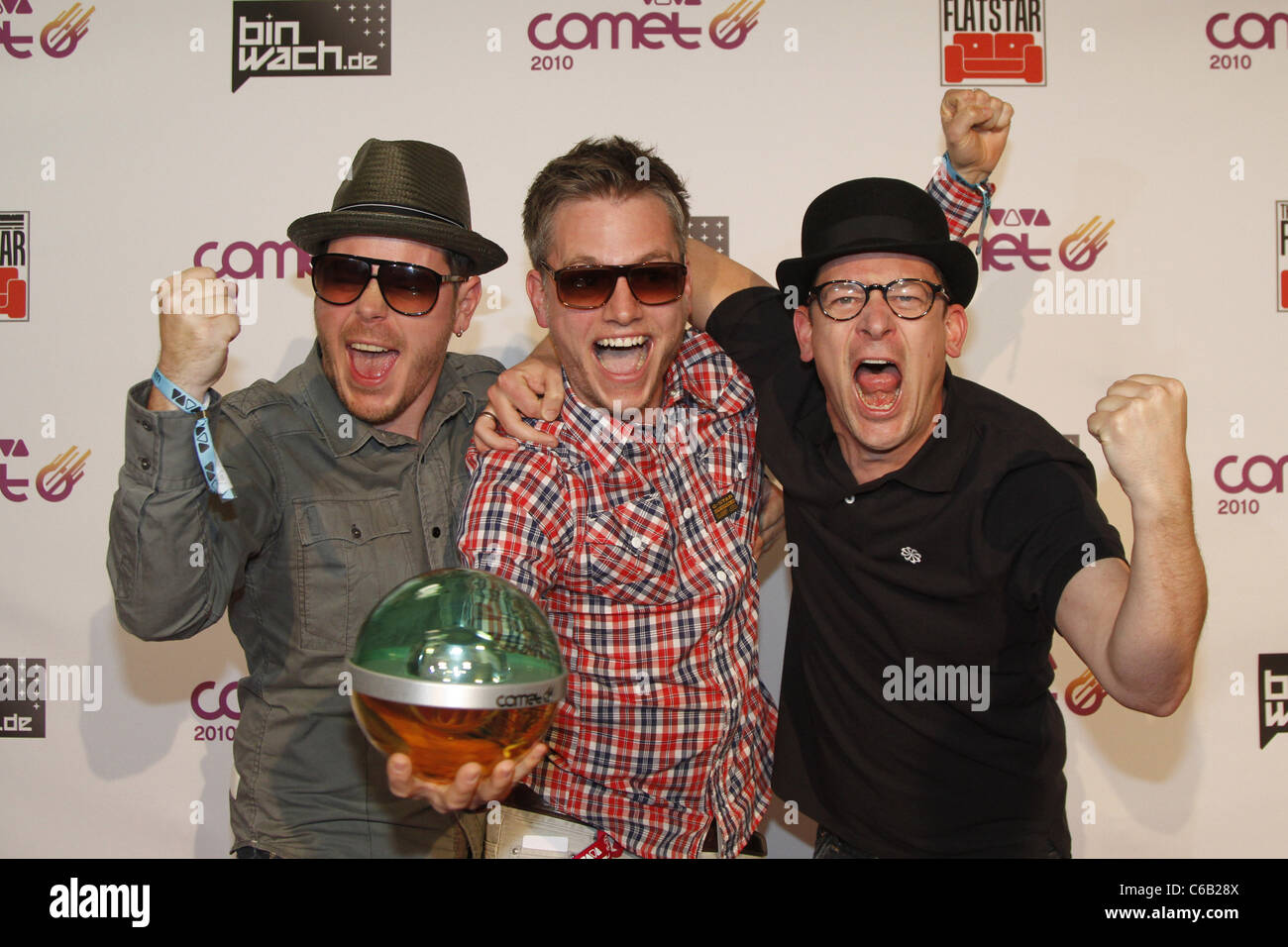 Koenig Boris, Doktor Renz and Bjoern Beton of Fettes Brot at the Comet ...