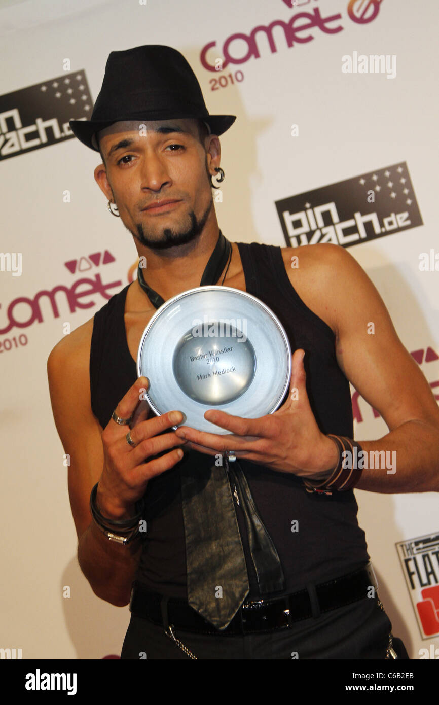 Mark Medlock at the Comet 2010 Awards at Koenig-Pilsener-Arena - Press ...