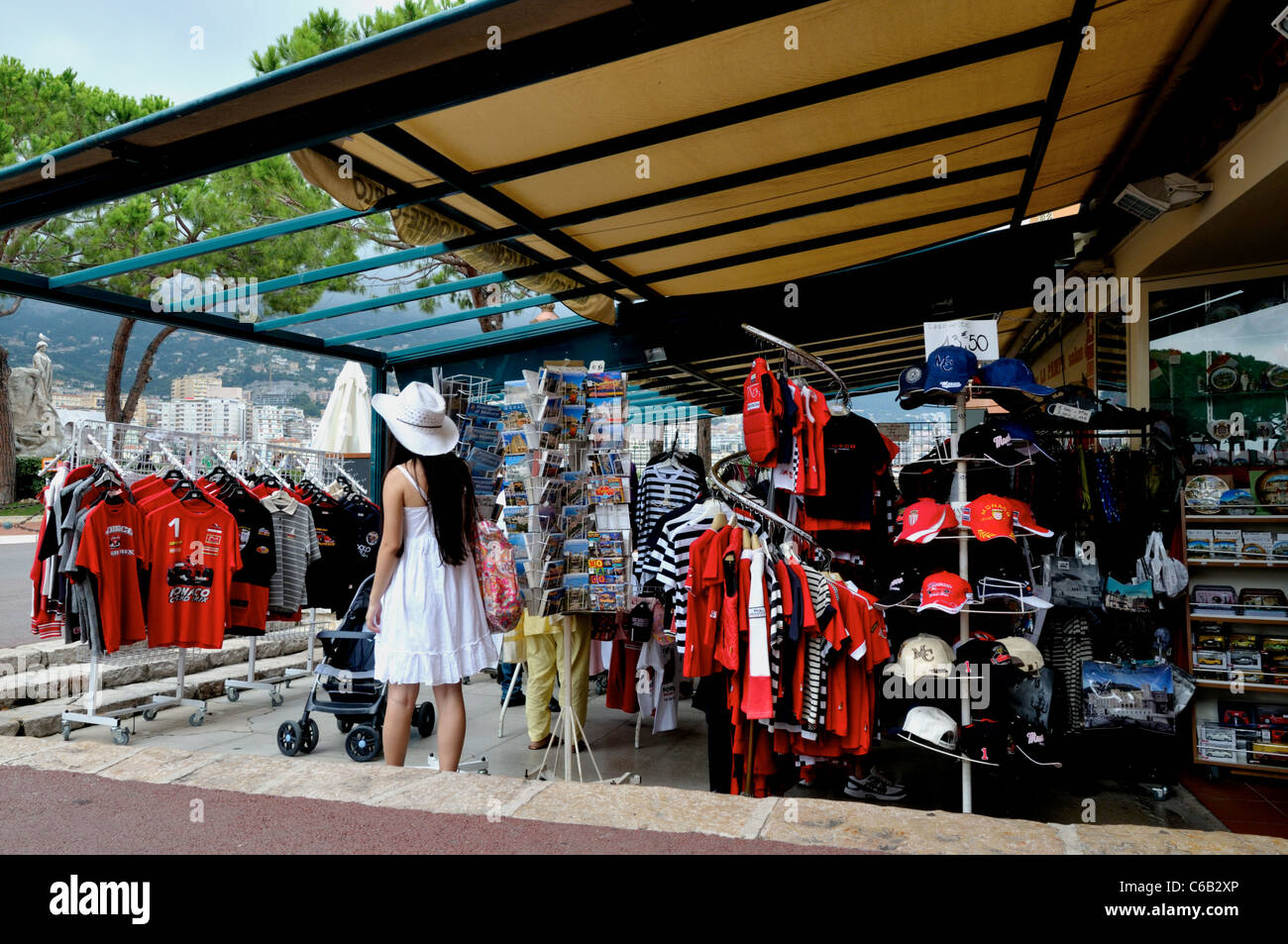 Boutique - shop selling souvenirs to the tourist in the Principality of ...