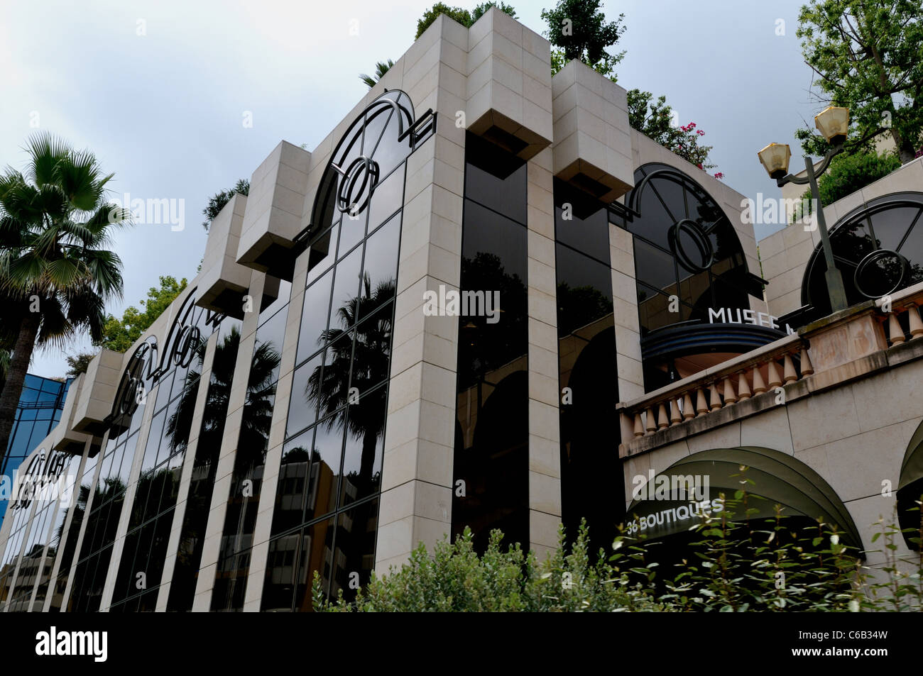 Architectural design of the building in the Principality of Monaco on ...