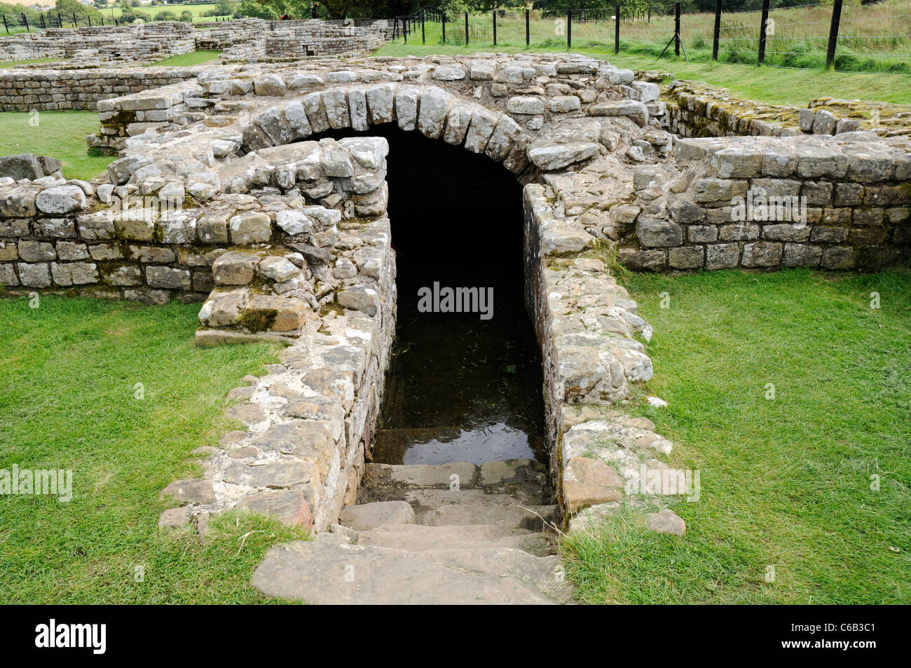 Underground Strongroom of the Principia, Roman ruins at Chesters Fort ...