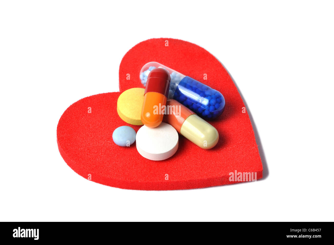 Heart tablets hi-res stock photography and images - Alamy