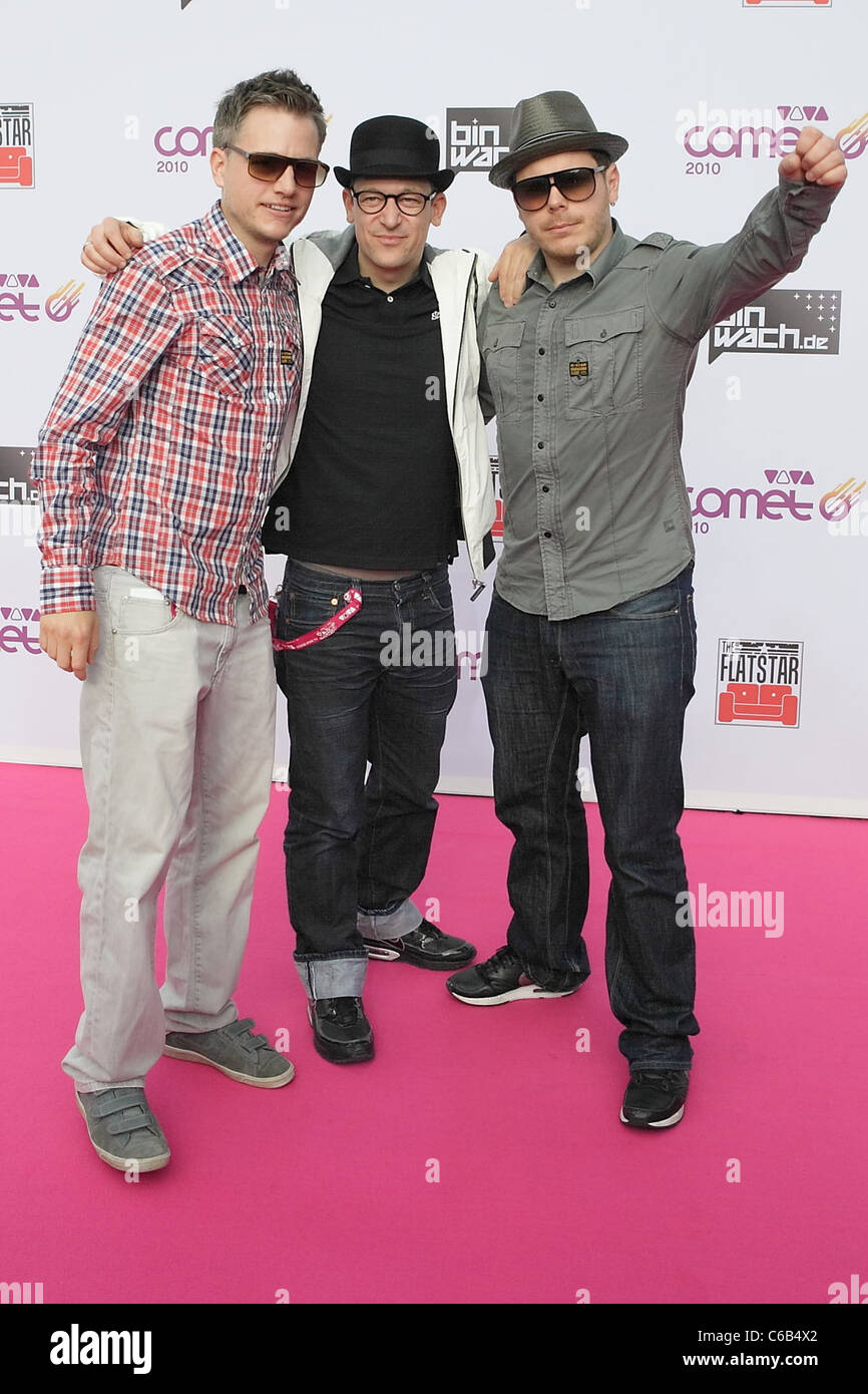 Koenig Boris, Doktor Renz and Bjoern Beton of Fettes Brot at the Comet ...