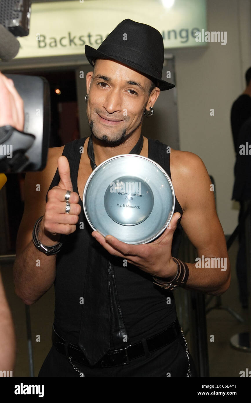 Mark Medlock at the Comet 2010 Awards at Koenig-Pilsener-Arena - Press ...