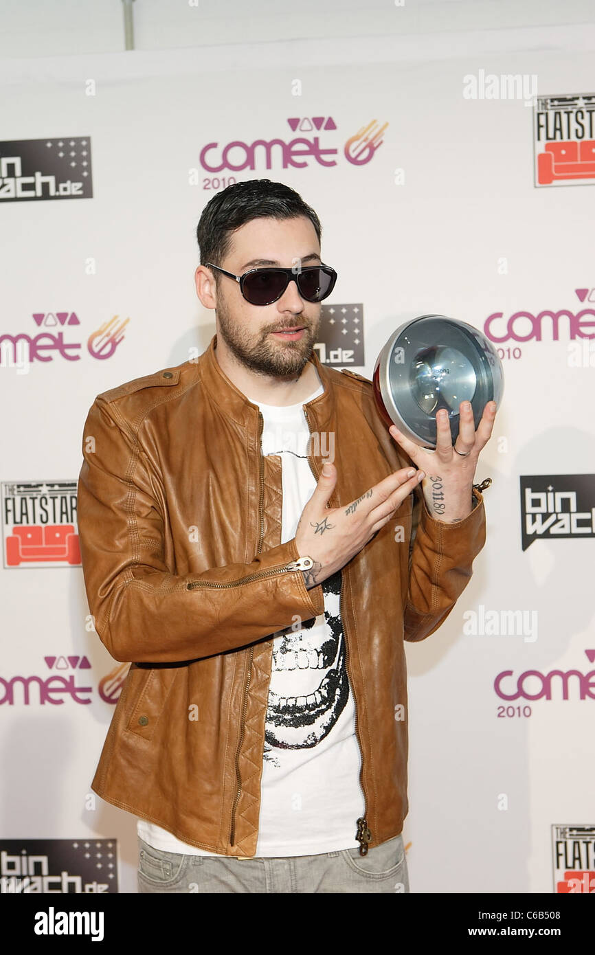 Sido at the Comet 2010 Awards at Koenig-Pilsener-Arena - Press Room ...