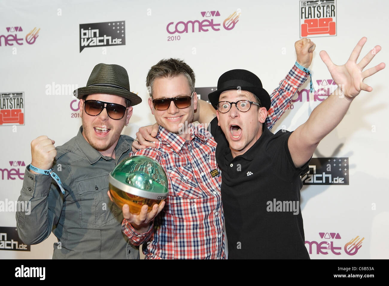 Koenig Boris, Doktor Renz and Bjoern Beton of Fettes Brot at the Comet ...