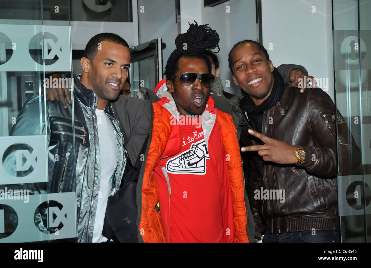 Lemar, Craig David Celebrities outside the Radio One studios. London ...