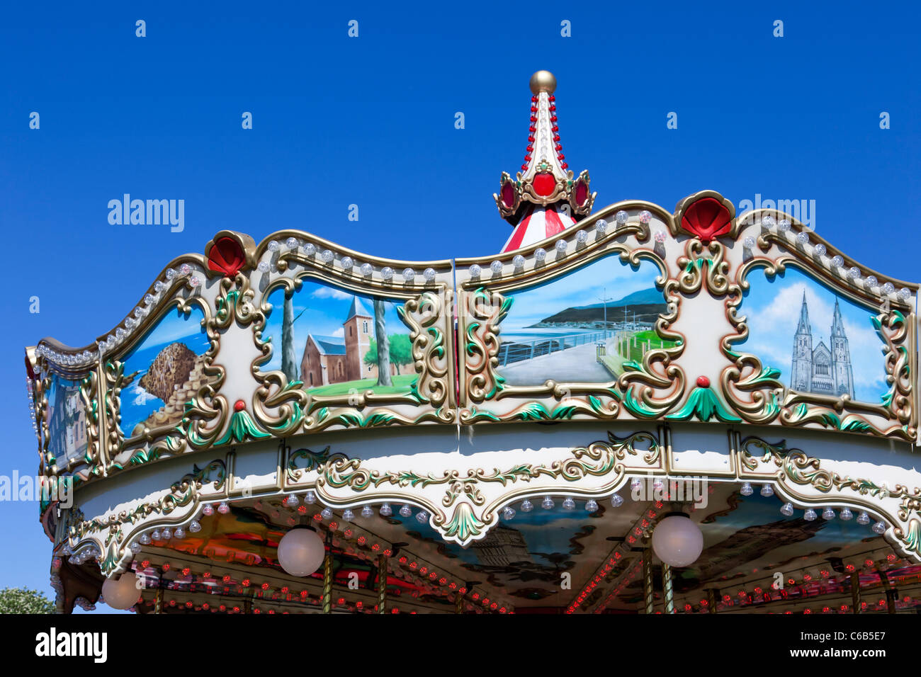 Traditional fairground ride Stock Photo - Alamy