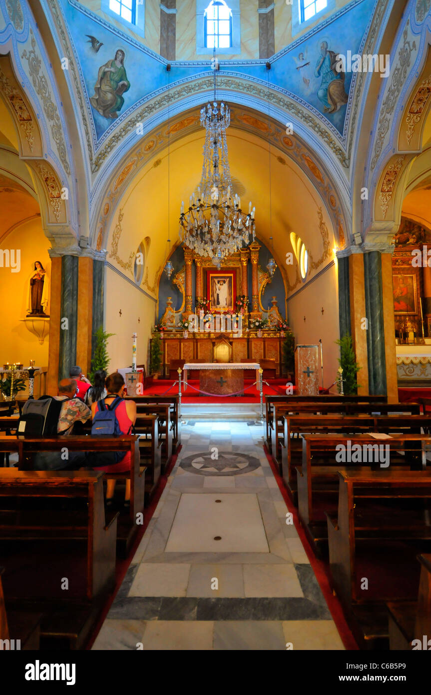 St. John the Baptist Catholic Cathedral Fira Santorini Greece Island ...
