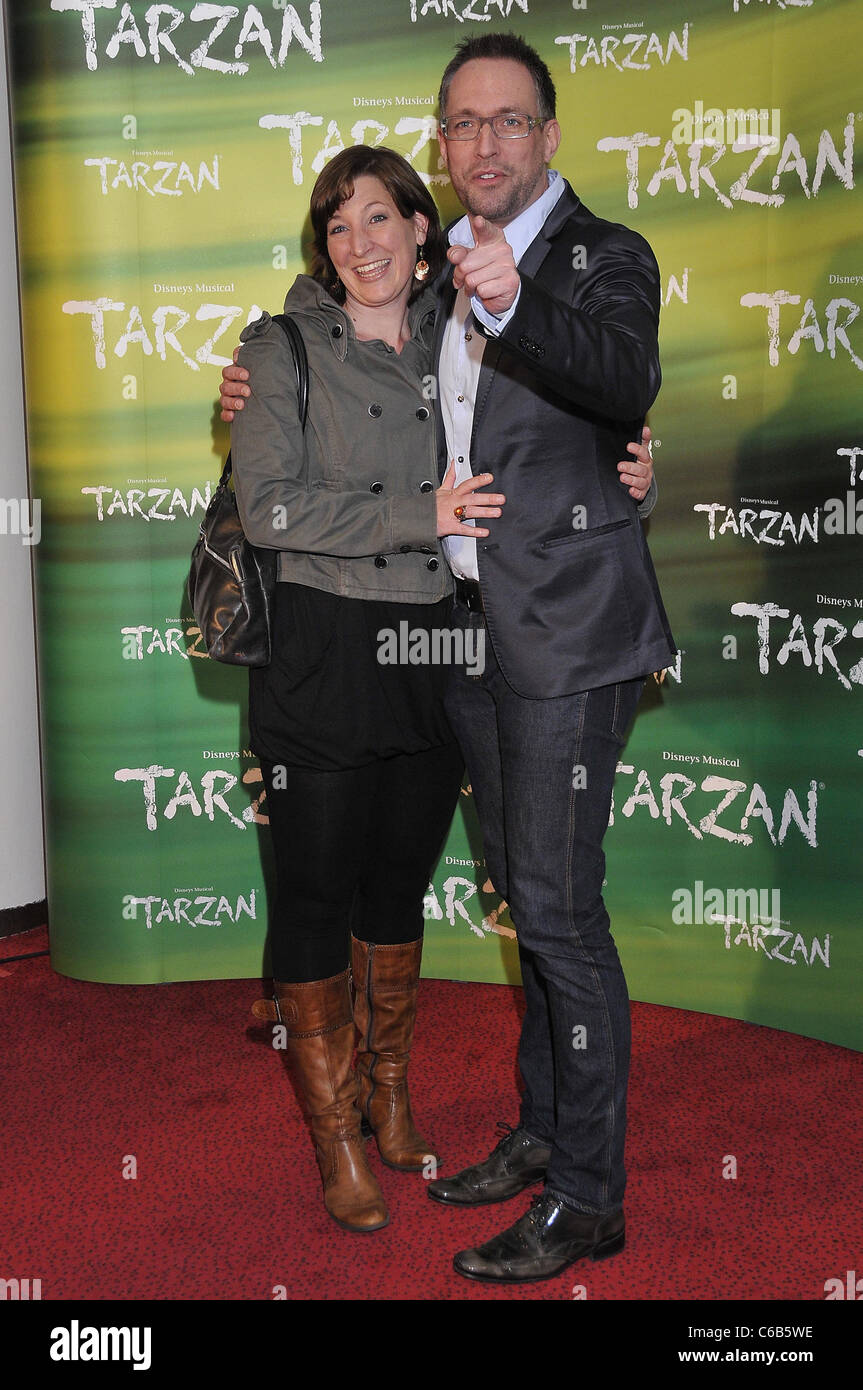 Nik Breidenbach and guest at the premiere of the Disney Musical 'Tarzan ...