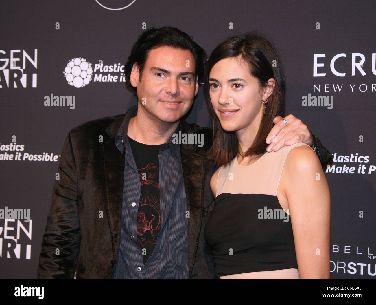 Gen Art Co-Founder Ian Gerard and NOMIA designer Yara Flinn of Nomia ...