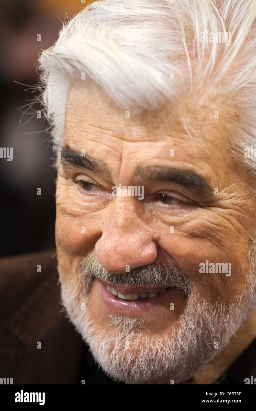 Mario Adorf, an actor, at the ISM 2009, Cologne, Germany Stock Photo ...