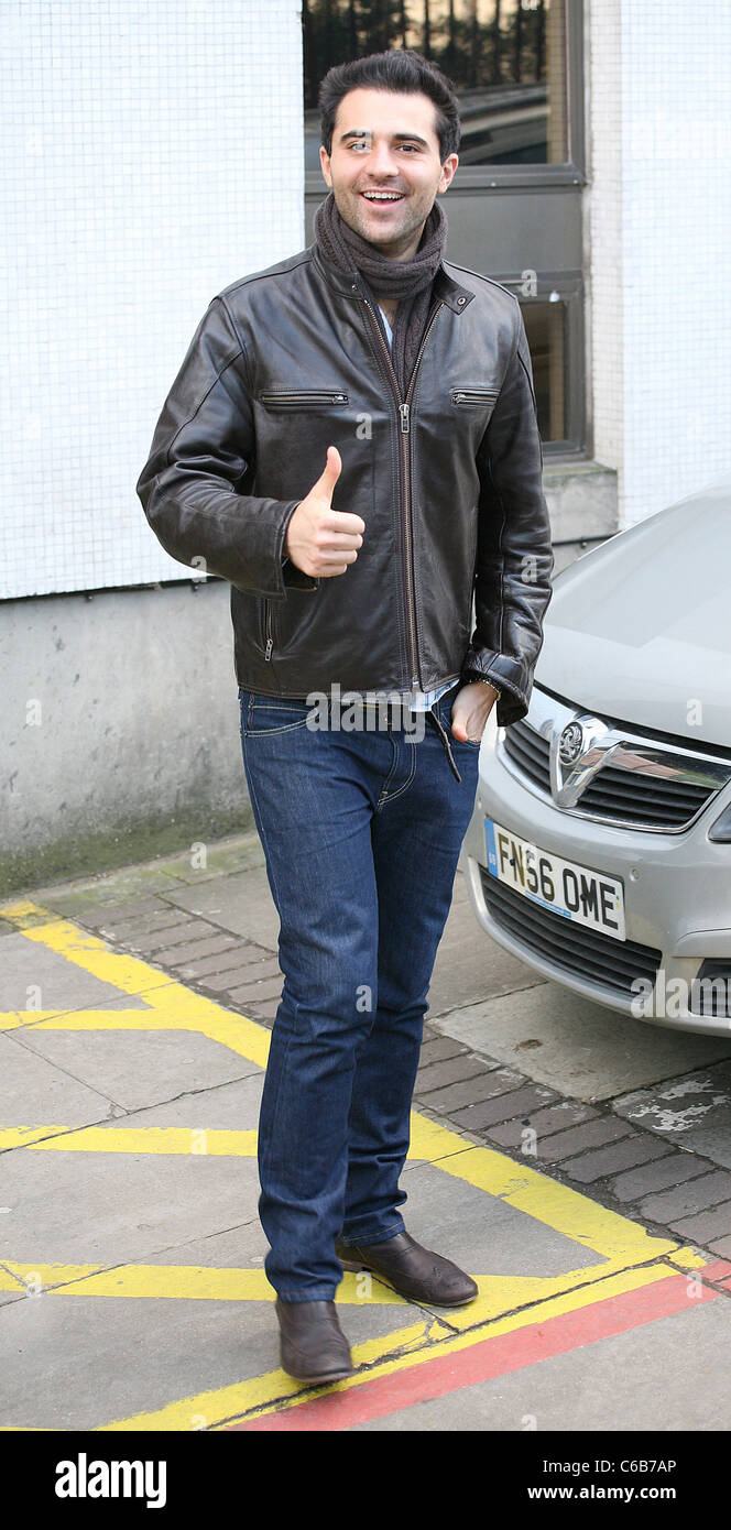 Darius Danesh aka Darius Campbell Celebrities outside the ITV ...