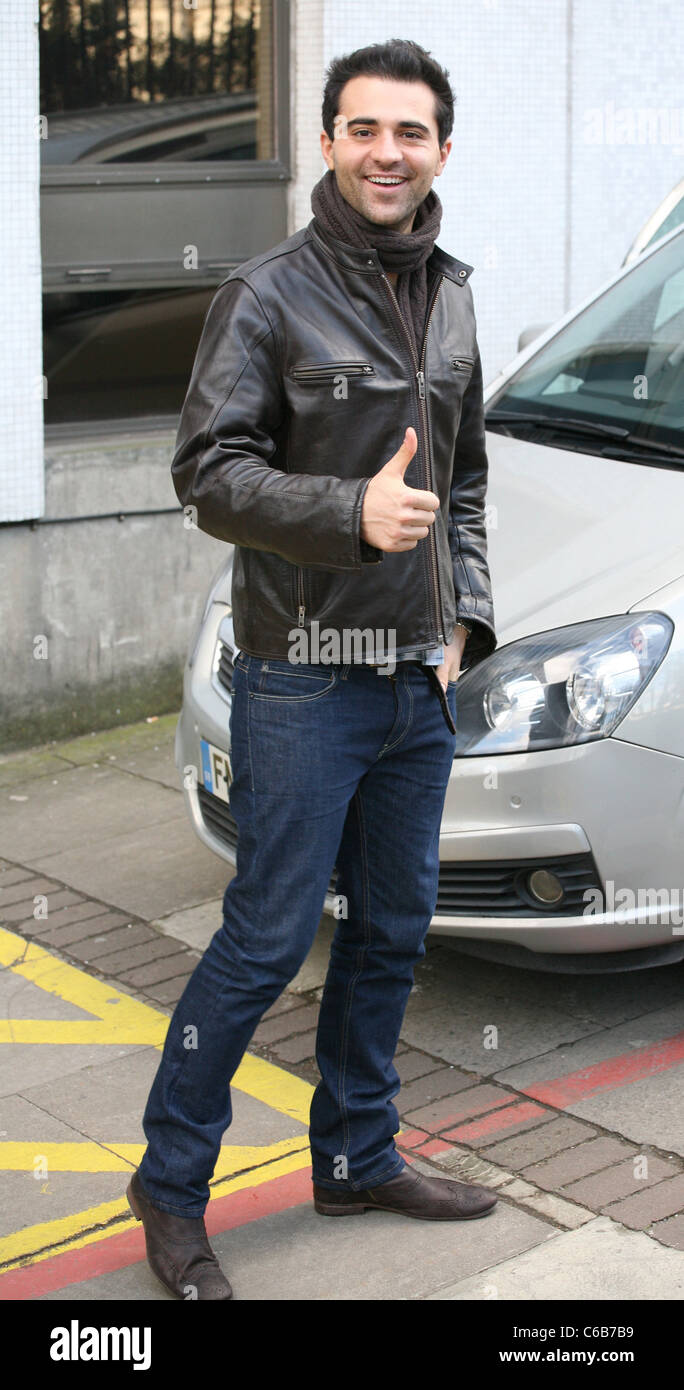 Darius Danesh aka Darius Campbell Celebrities outside the ITV ...