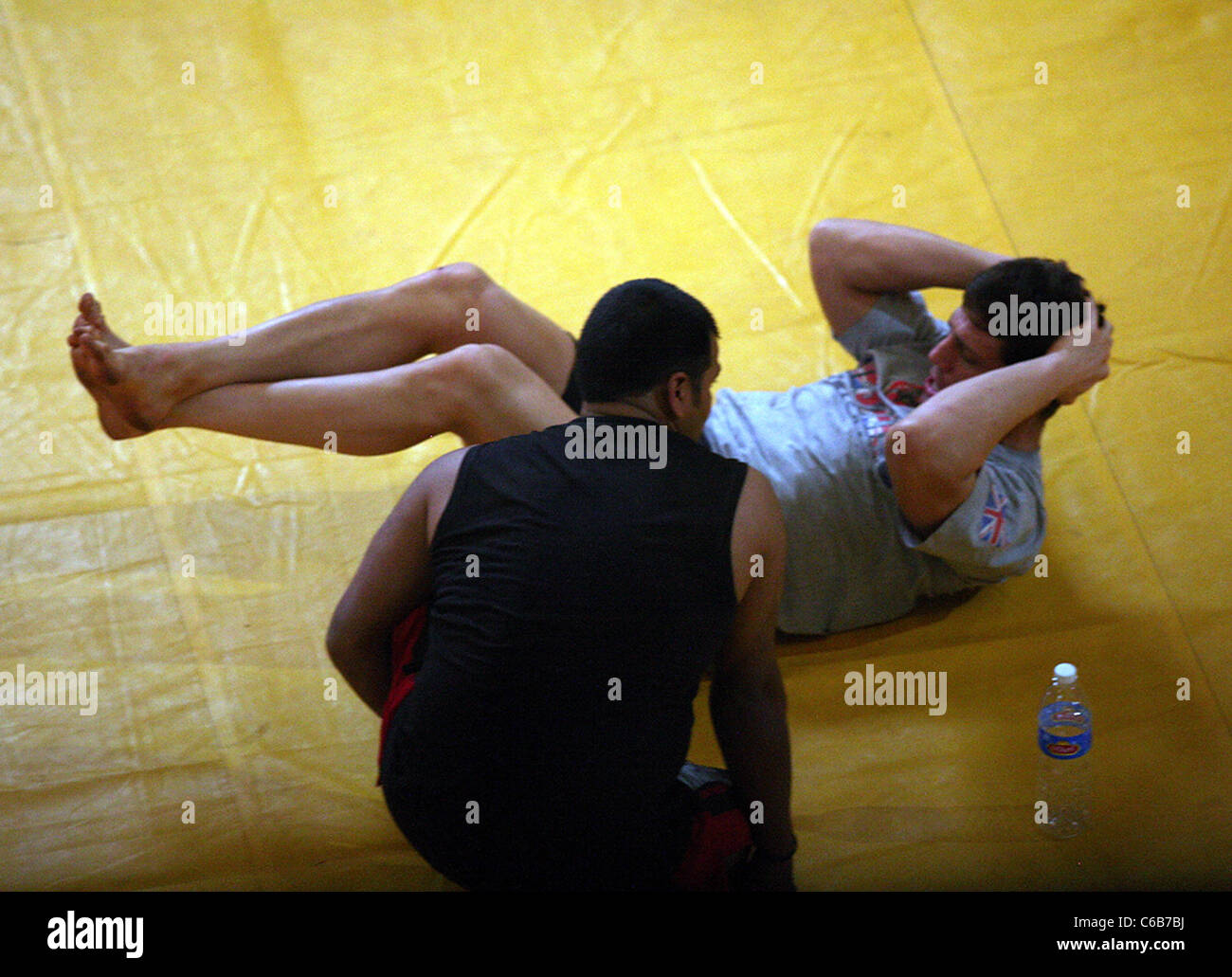 Katie Price's cagefighter husband Alex Reid training for his upcoming ...