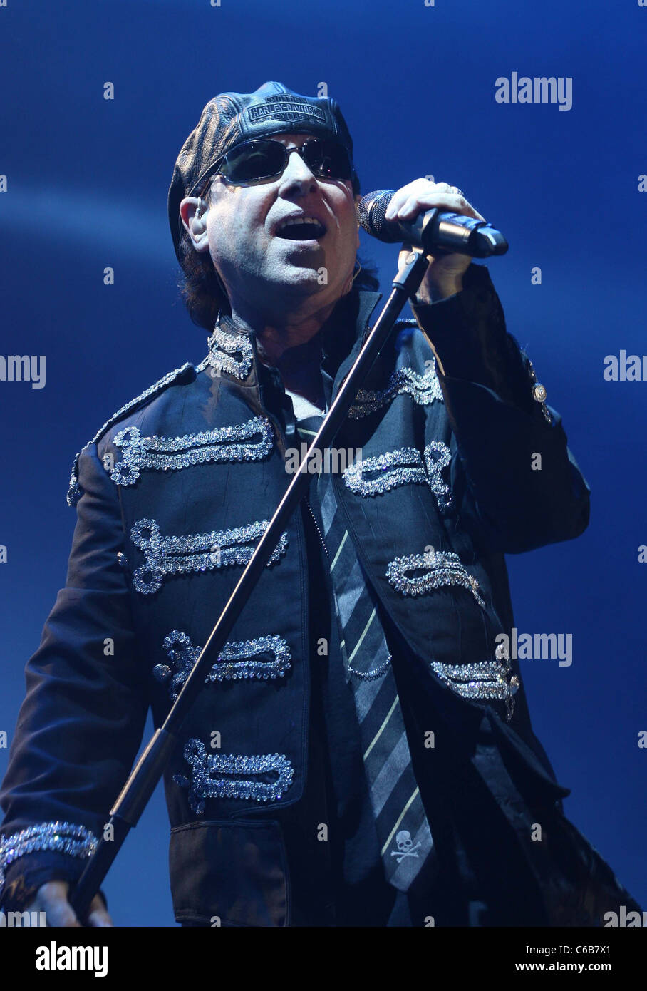 Klaus Meine of The Scorpions performing live at O2 World arena. Berlin ...