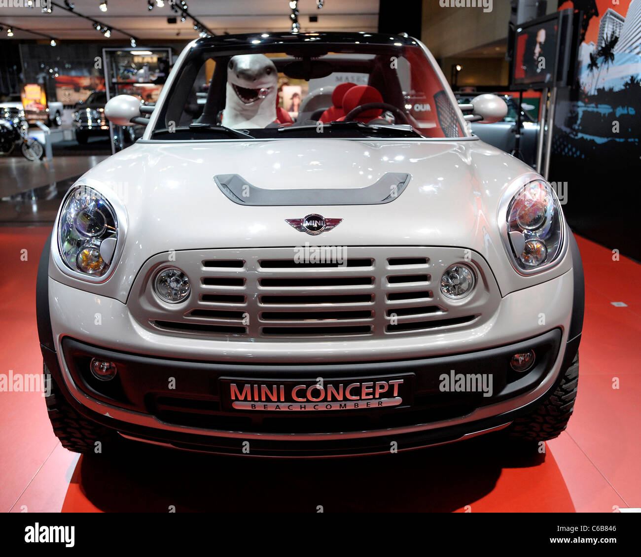 Mini Beachcomber concept car on display during the media preview day at ...