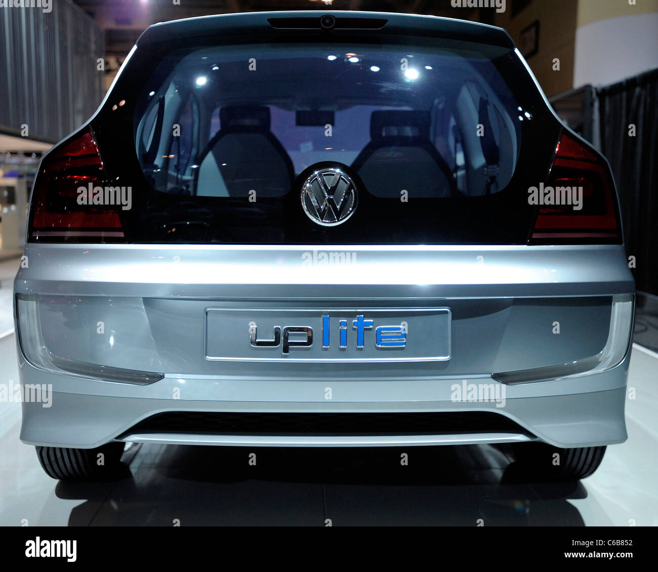 Volkswagen Up Lite concept car on display during the media preview day ...