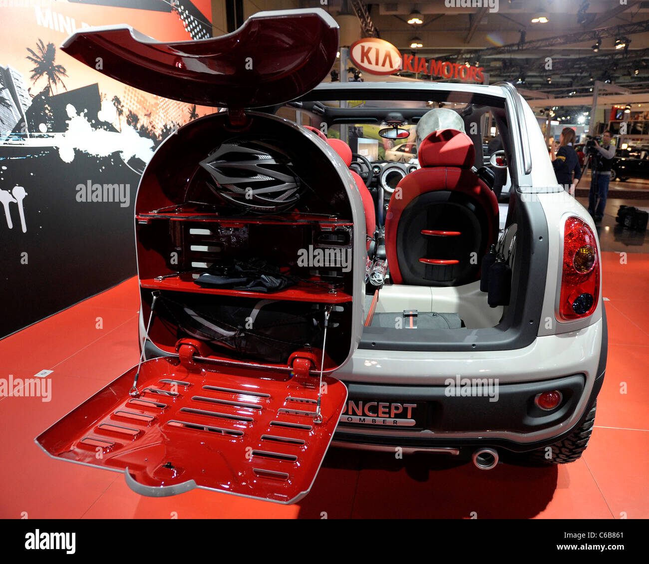 Mini Beachcomber concept car on display during the media preview day at ...