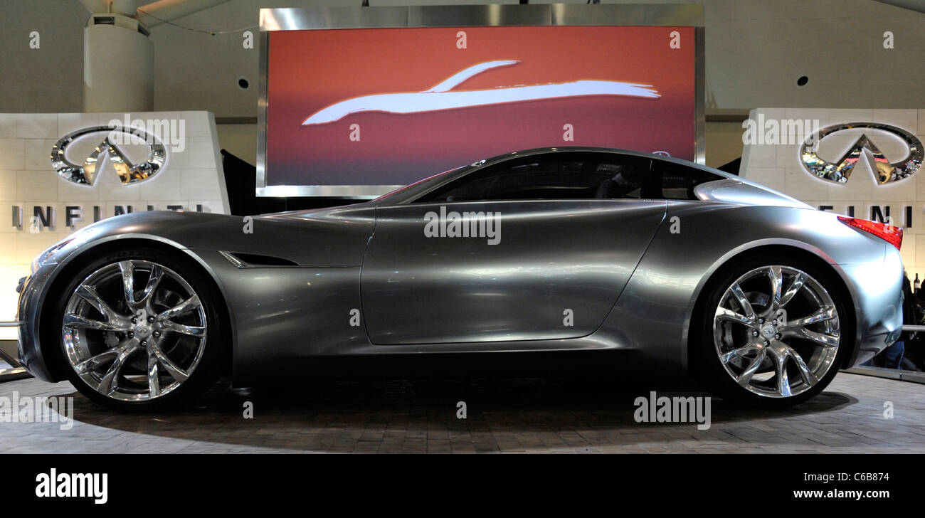 Infinite Essence concept car on display during the media preview day at ...