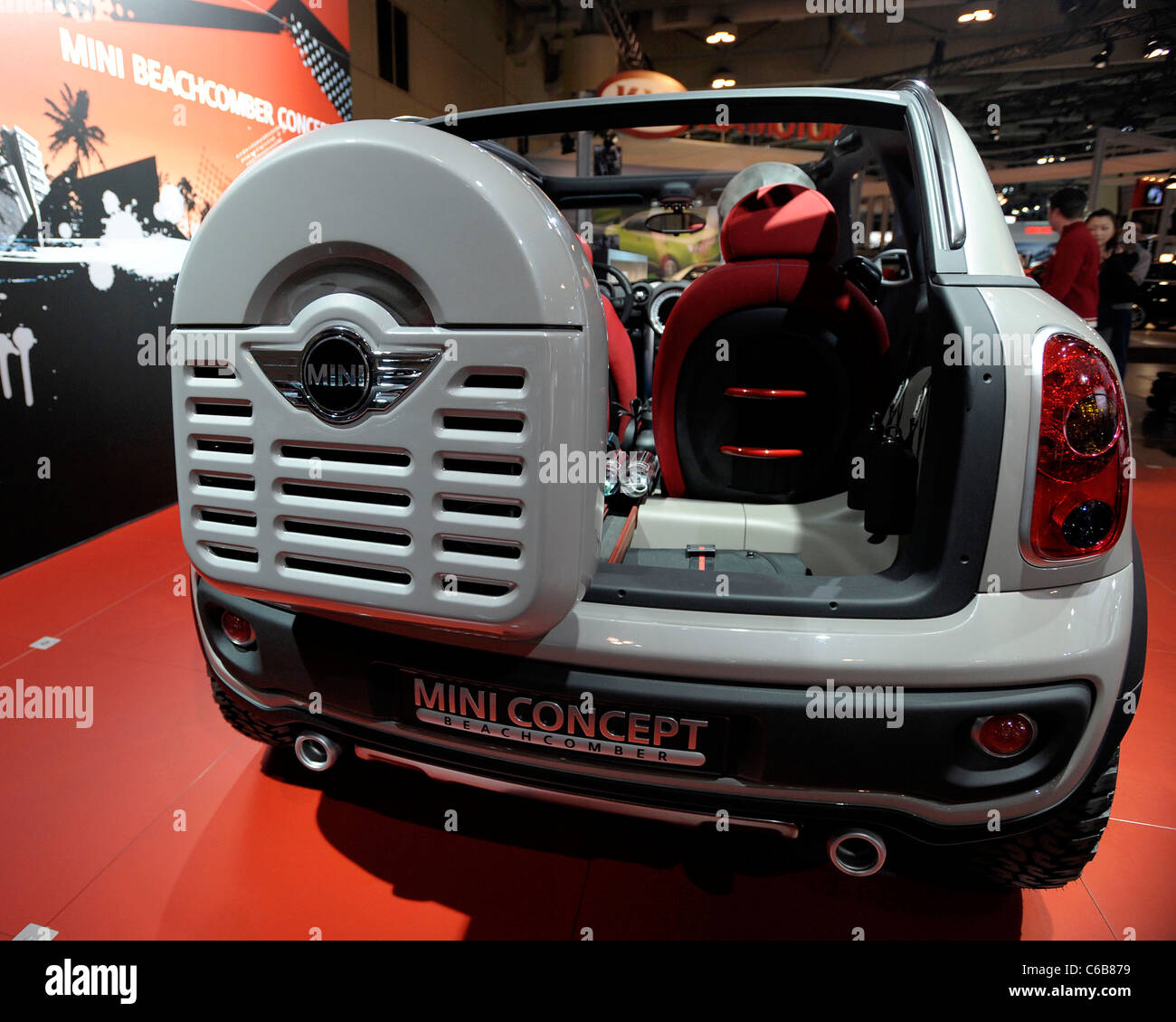 Mini Beachcomber concept car on display during the media preview day at ...