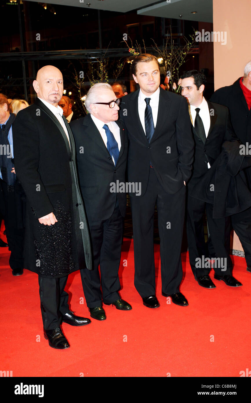 Sir Ben Kingsley, Martin Scorsese, Leonardo DiCaprio, guest at 60th ...