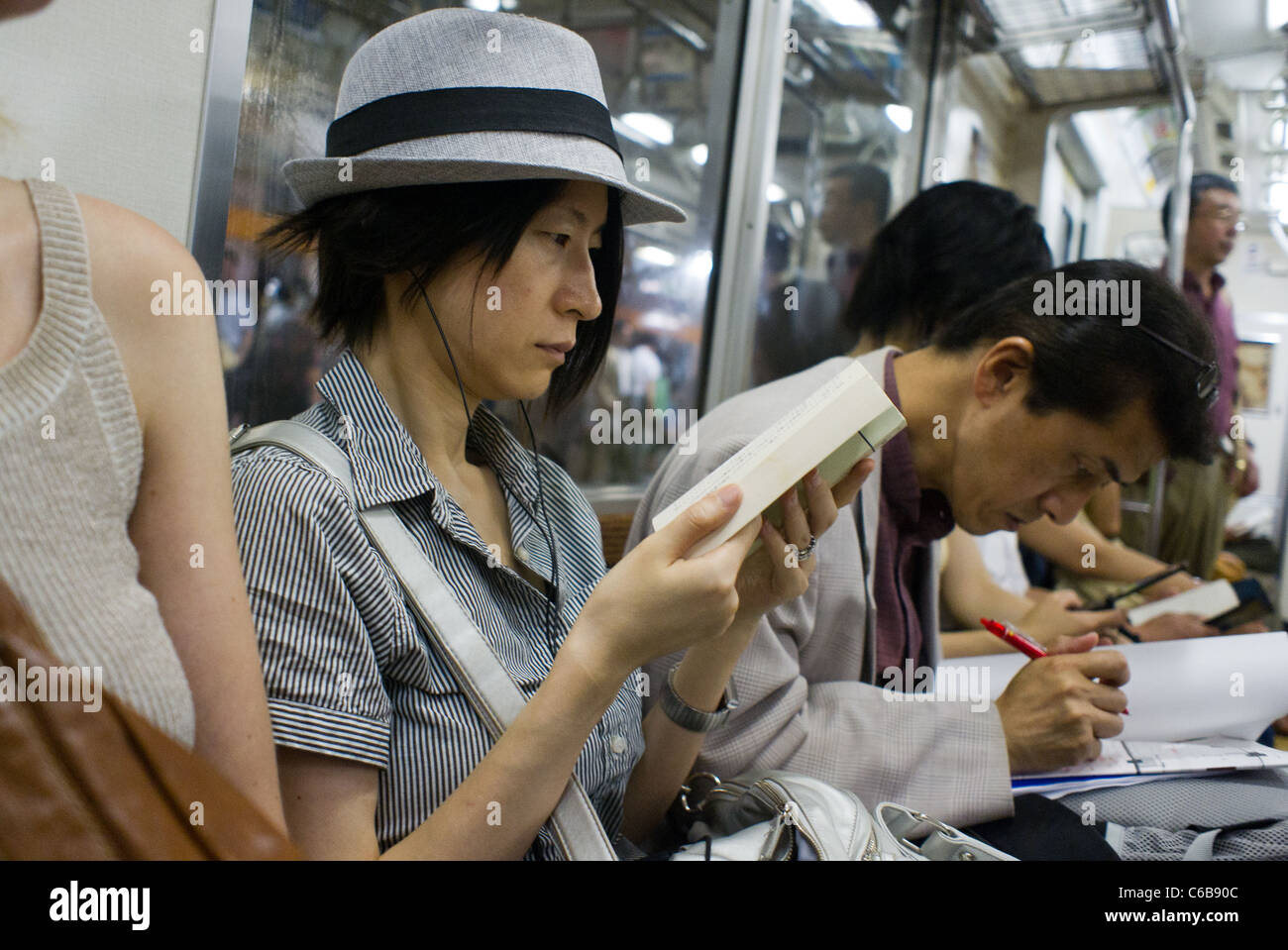 Man japan subway hi-res stock photography and images - Alamy