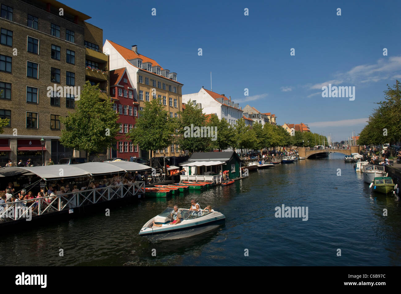 Christianshavn Channel in Copenhagen Denmark Stock Photo - Alamy