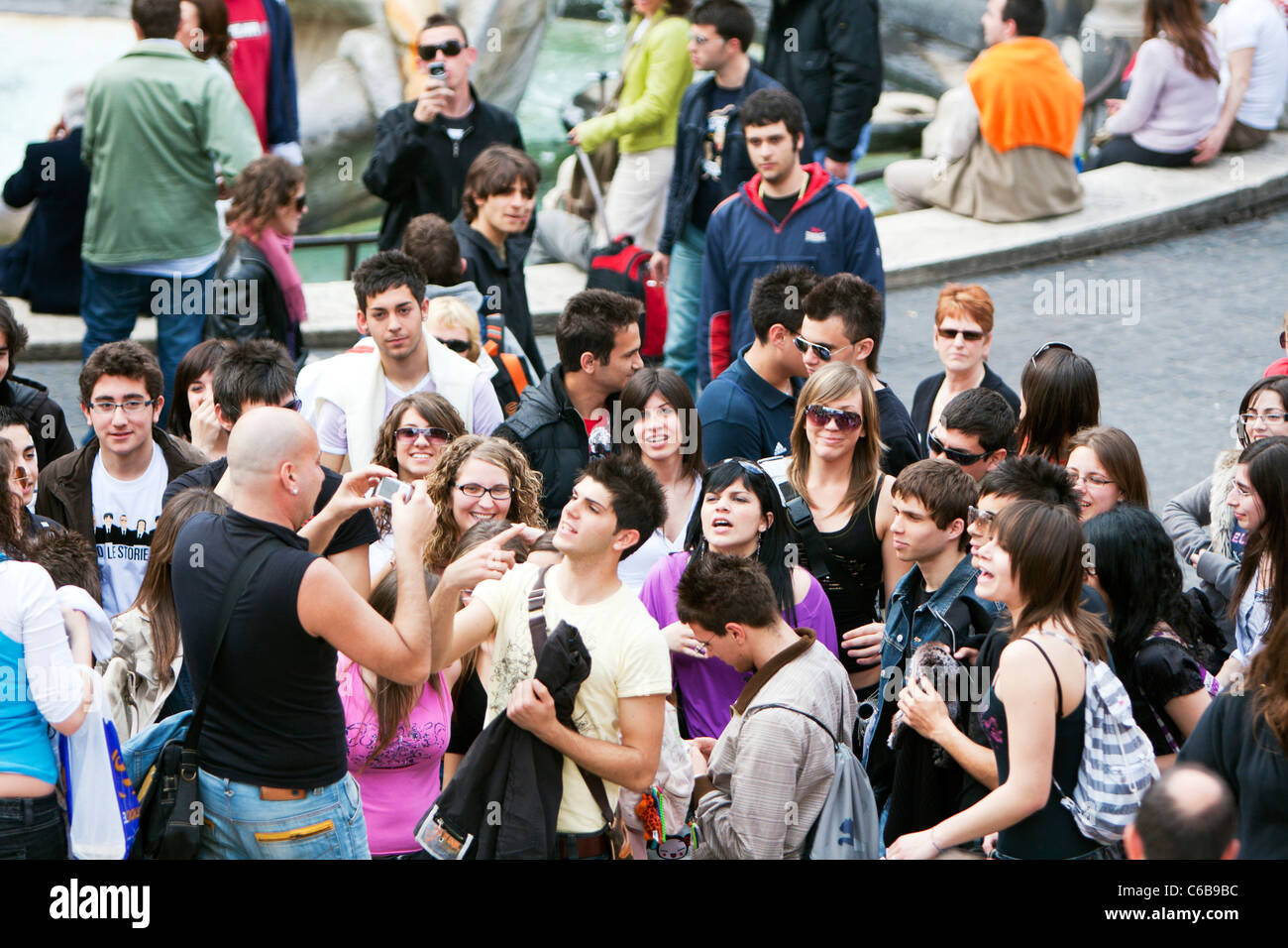 Crowd people group hi-res stock photography and images - Alamy
