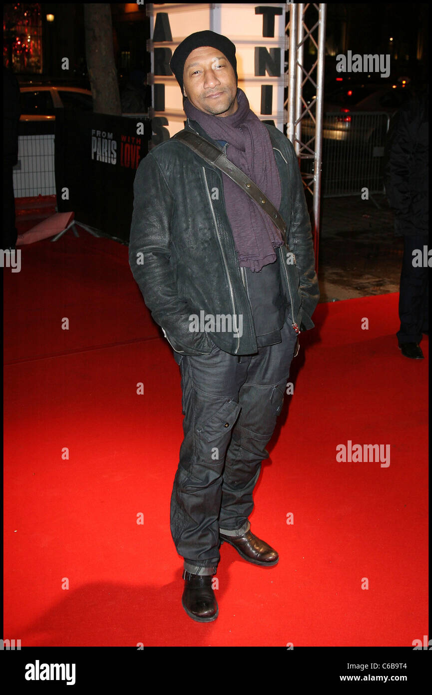 Edouard Montoute at the French premiere of the film 'From Paris With ...