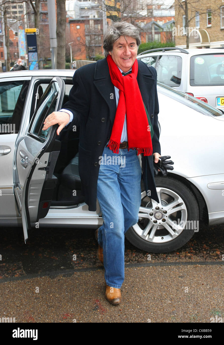 Tom Conti arrives at the ITV studios London, England - 12.02.10 Stock ...